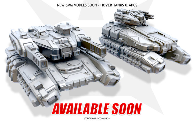 Strato Minis Studio | Wargaming Miniatures | Hovertanks Soon!