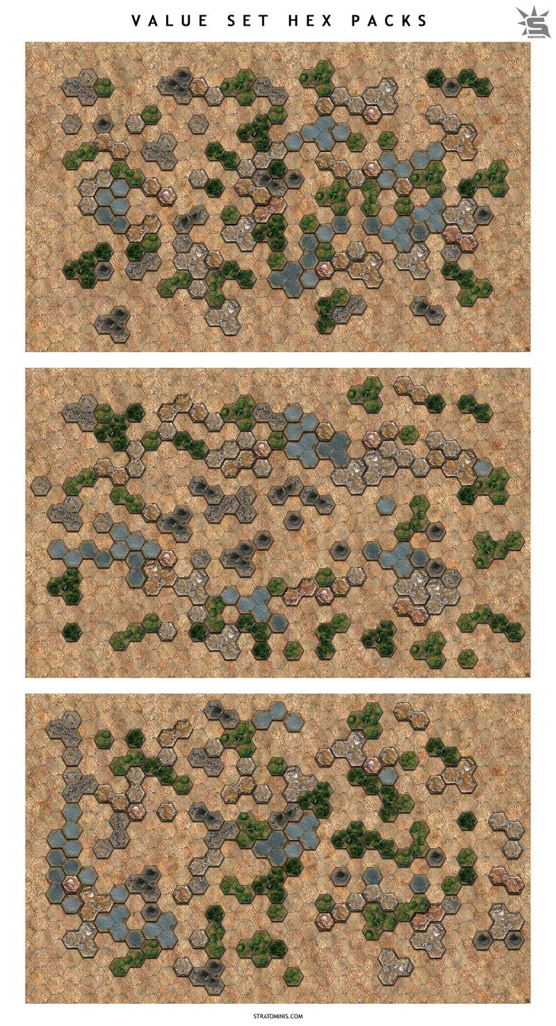 Strato Minis Studio | Wargaming Miniatures | Hex Packs Explained!